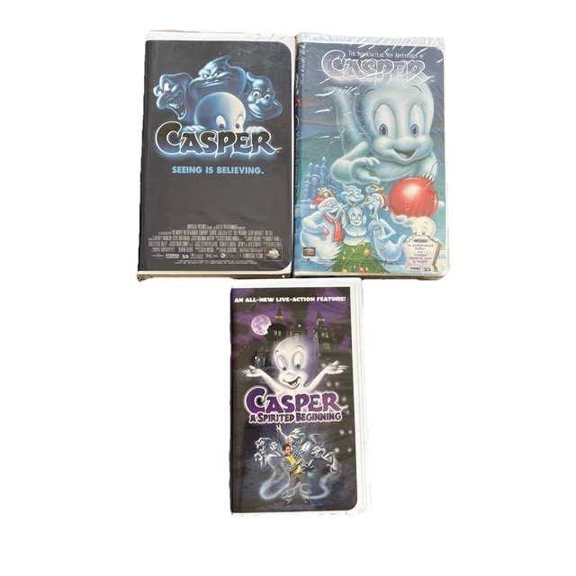 CASPER THE FRIENDLY Ghost VHS LOT Adventures Casper Casper a Spirited Beginning £13.30 - PicClick UK