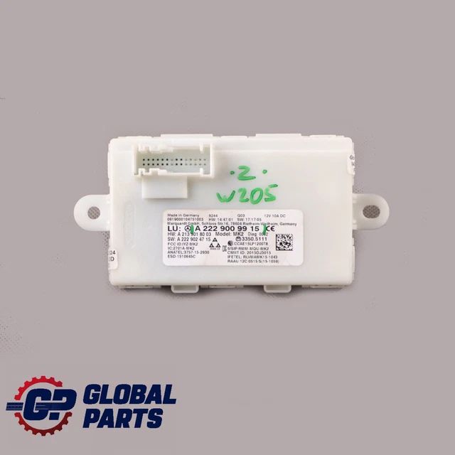 KEYLESS MODULE MERCEDES W205 W213 ECU Unité de contrôle de porte ...