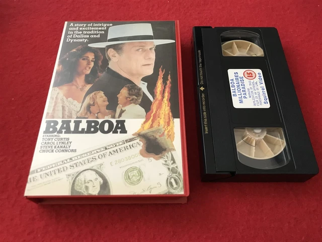 BALBOA VERY RARE Big Box Ex Rental Vhs Video Tested Tony Curtis Free Uk ...