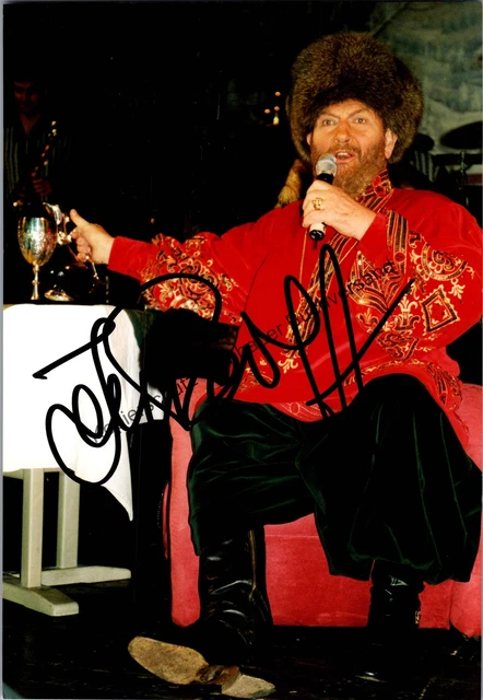 ORIGINAL AUTOGRAMM IVAN Rebroff (1931-2008) /// Autograph signiert ...