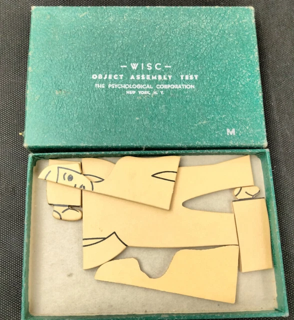 WISC OBJECT ASSEMBLY (H) Wechsler Intelligence Scale for Children ...