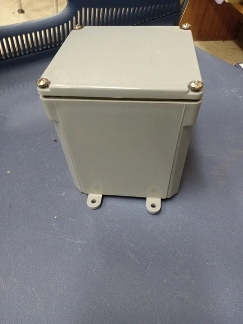 CARLON MOLDED JUNCTION Box PVC Gray 4" x 4" x 4" E987N $19.90 - PicClick