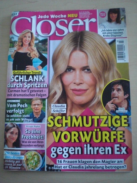 CLOSER CLAUDIA SCHIFFER Daniela Katzenberger Heidi Klum Michelle ...