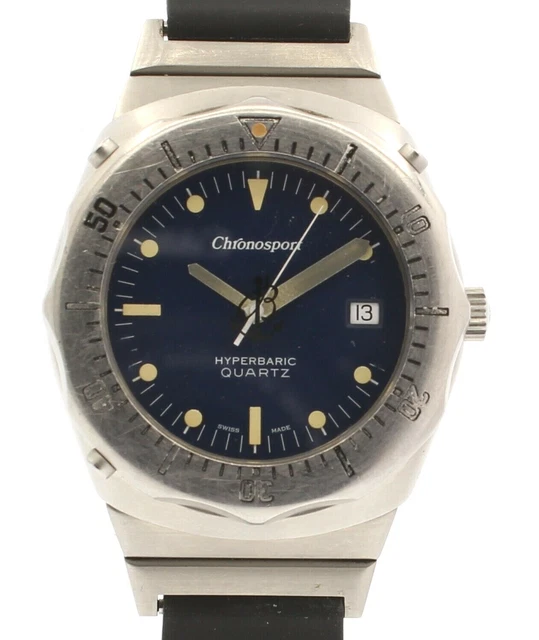 BREITLING SUPEROCEAN DEEP Sea Super Compresseur Quartz Acier Montre Ref ...