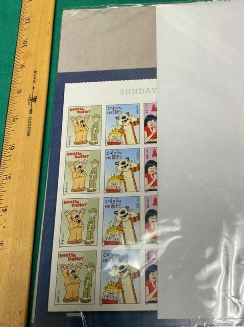 SUNDAY FUNNIES COMIC Strip Stamp collection 5 Different/Sealed NIP ...
