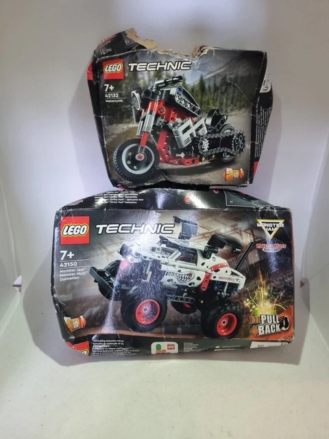 LEGO TECHNIC MONSTER Jam Monster Mutt Dalmatian Set 42150 & 42132 ...