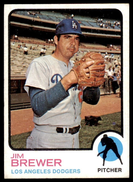 1973 TOPPS JIM Brewer. Los Angeles Dodgers #126 EUR 4,24 - PicClick FR