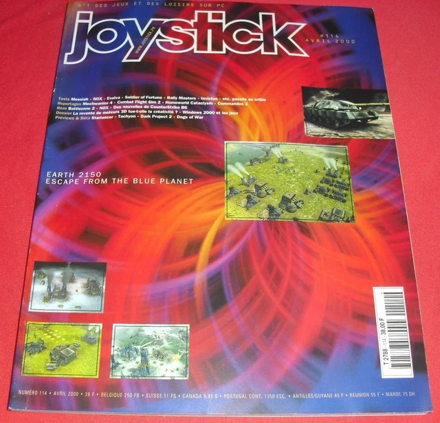 MAGAZINE JOYSTICK [N°114 Avr 2000] Big Box PC Messiah Earth 2150 *JRF ...