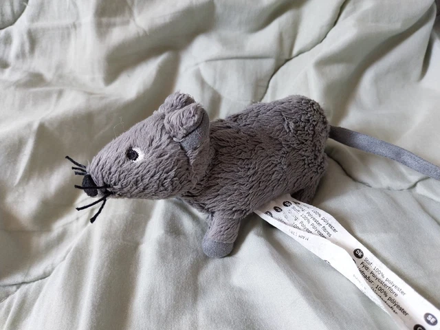IKEA GOSIG MUS Mouse Mice Rat Grey 5" 13cm Soft Plush Toy Cute A4 £9.90 ...
