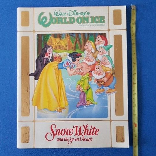 WALT DISNEY WORLD On Ice Snow White production vintage 1994 souvenir ...