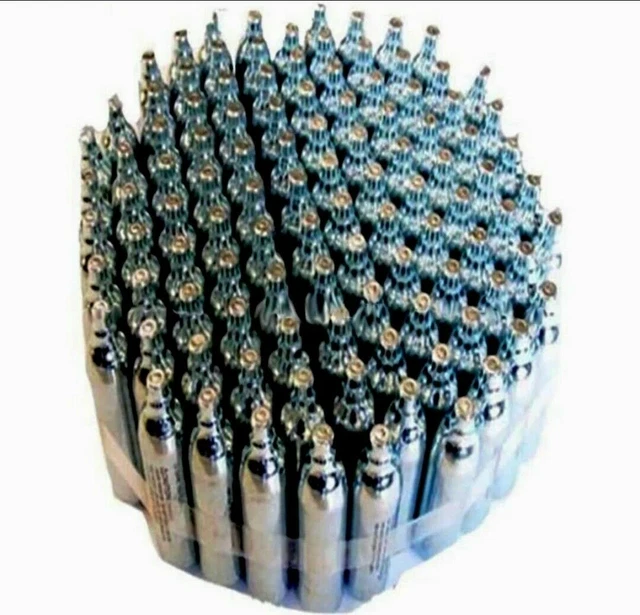 100 CARTOUCHES CO2-12G ASG airsoft airgun paintball Capsules high ...