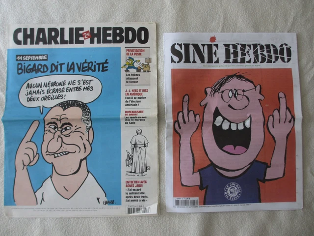 CHARLIE HEBDO N° 849 + Sine Hebo N° 3 - 24/09/2008 EUR 5,00 - PicClick FR