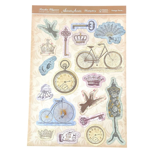 HUNKYDORY TIMELESS ELEGANCE Vintage Adorable Scorable Luxury Card ...