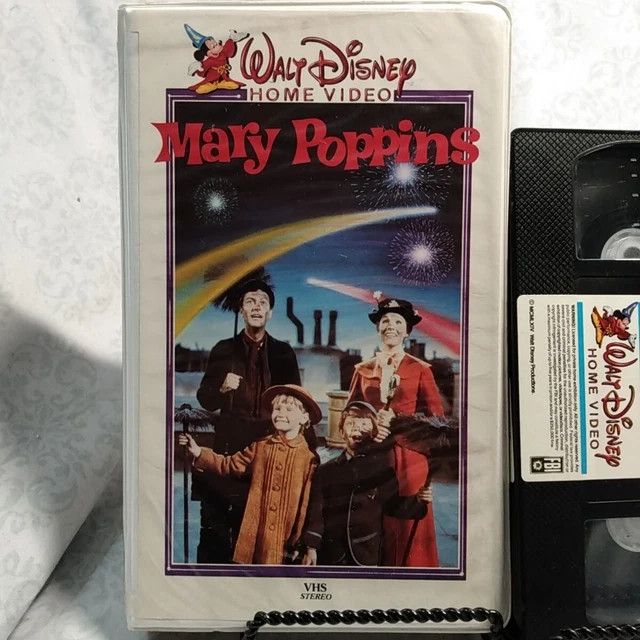 VINTAGE WALT DISNEY Home Video Mary Poppins VHS Video Cassette £10.13 ...
