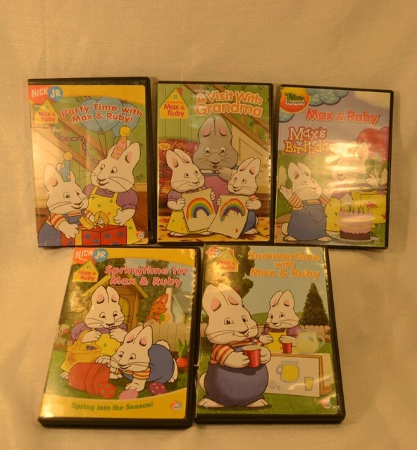MAX & RUBY Animated Nick Jr. Nickelodeon Series 5 DVD Lot EUR 17,19 ...