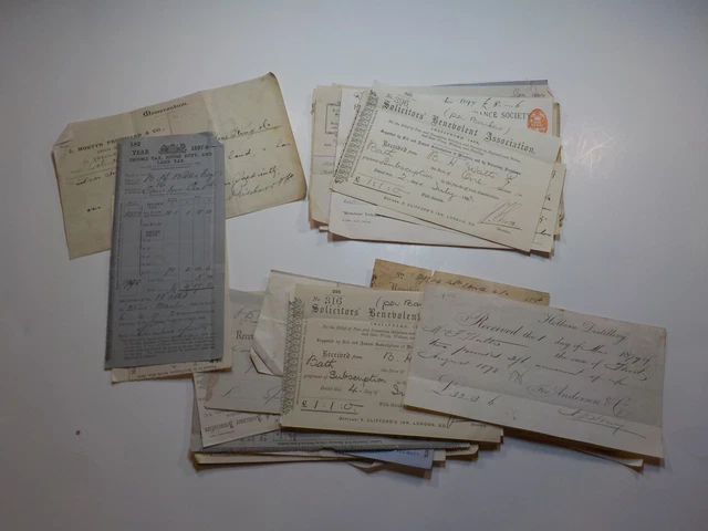 32 VICTORIAN ERA Documents 1800s England Lot Collection Europe Papers ...