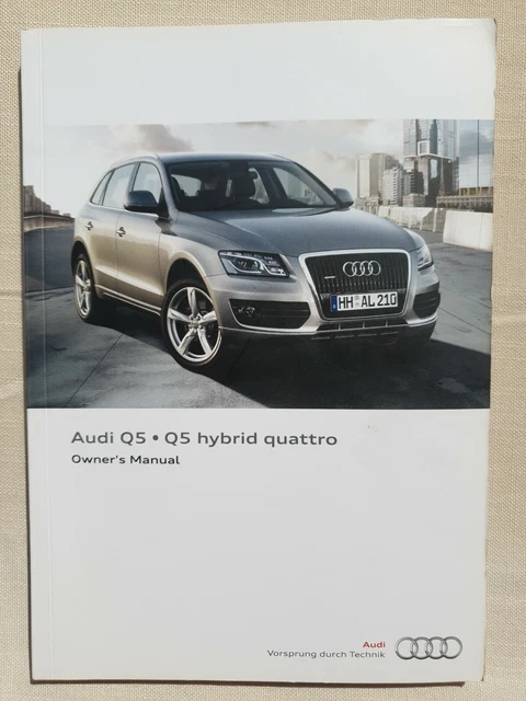 GENUINE AUDI Q5 / SQ5 HYBRID Owners Handbook Manual - Great Condition £ ...