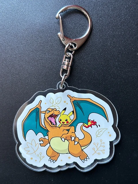 POKEMON JAPAN KEYCHAIN Porte-Clé Charizard Dracaufeu Pikachu Pronto ...