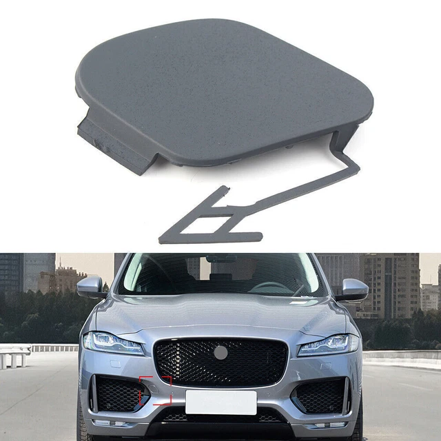 FRONT BUMPER TOW Eye Hole Hook Cover Cap For Jaguar F-Pace 2017-2020 ...