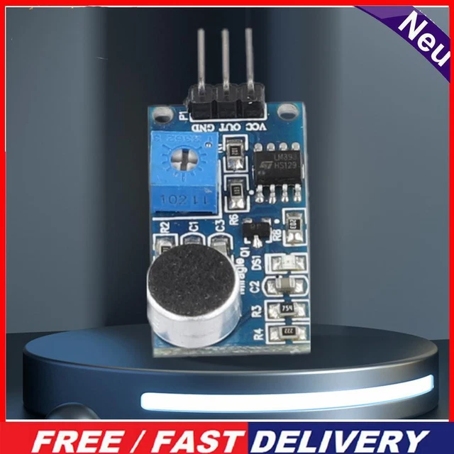 SOUND CONTROL SENSOR Microphone Amplifier Sound Sensor Module LM393 for Arduino £2.39 - PicClick UK