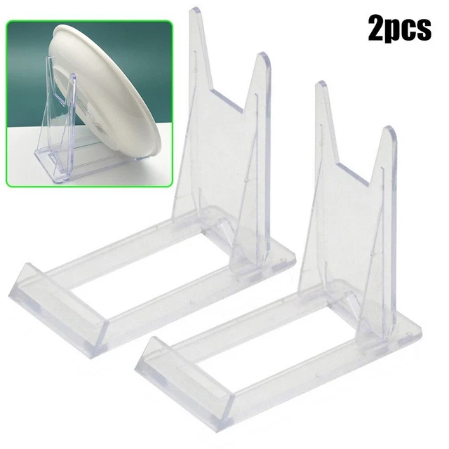 CLEAR ACRYLIC DISPLAY Stand Removable Easel Board Perfect for Photos ...