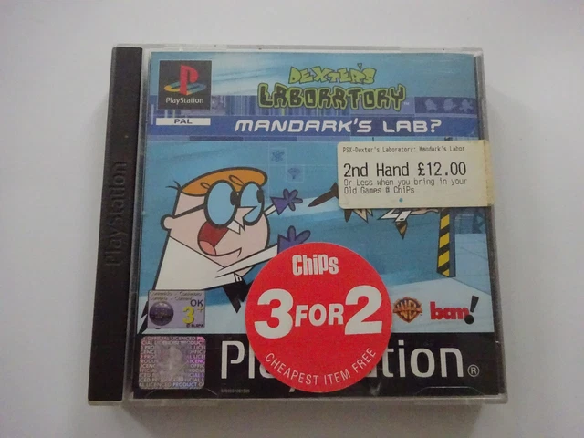 DEXTERS LABORATORY MANDARKS Lab Sony Playstation PAL Region Disc In ...