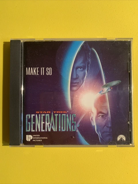 STG FEAT. VO Patrick Stewart - Make It So (CD, 1995) 4 TRK Promo *VERY ...