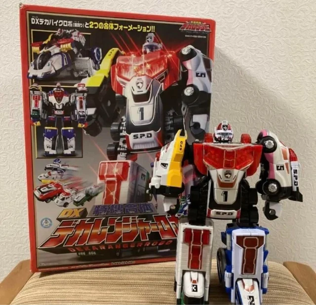 POWER RANGERS TOKUSOU Sentai Dekaranger DX Deka Ranger robot Megazord ...