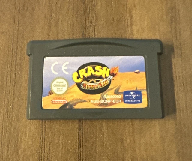 CRASH BANDICOOT NITRO Kart per Game Boy Advance. Solo carta EUR 8,19 ...