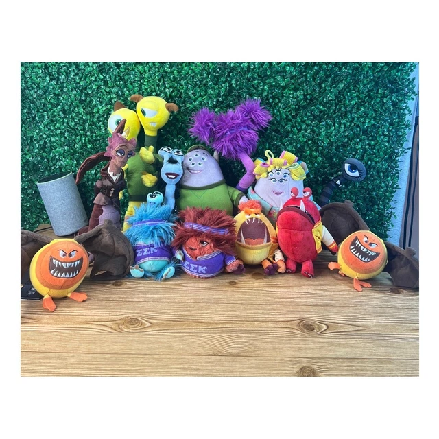 DISNEY MONSTERS INC. Huge Bundle Of 13 Plush Rare Dean Hardscrabble And ...