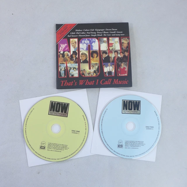 NOW THATS WHAT I Call Music 1 Re-Issue Double Cd Collectors Edition ...