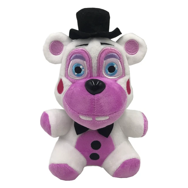 FIVE NIGHTS AT Freddys White Helpy Freddy Bear Plush Spring FNAF Figure ...