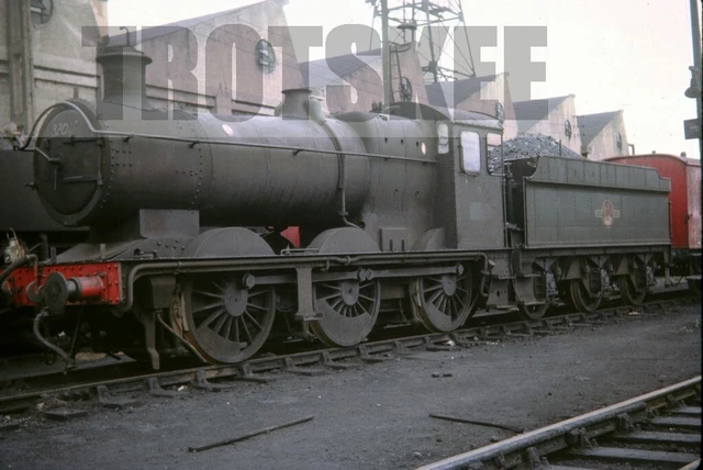 35MM SLIDE BR British Railways Steam Loco 3205 Class 2251 Exemouth 1965 ...