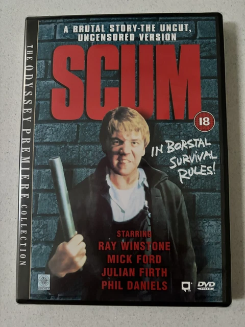 SCUM UNCUT UNCENSORED DVD Ray Winstone, Mick Ford R2 Brand New Factory ...