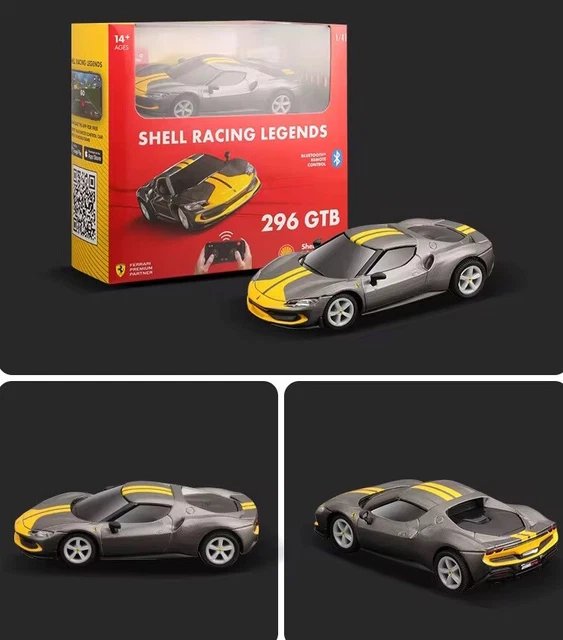 FERRARI 296 GTB 1/41 RC Bluetooth Shell Burago EUR 59,95 - PicClick IT