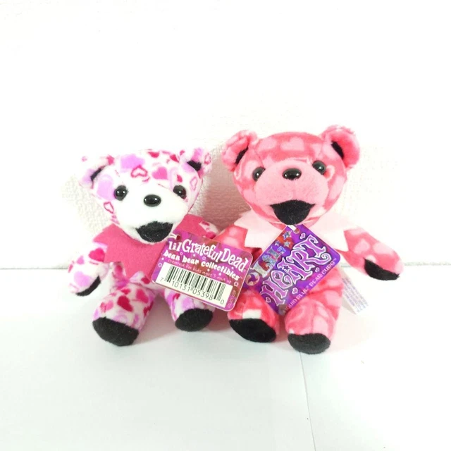 GRATEFUL DEAD BEANBEAR Lil Heart Love Set Plush Ver. £29.42 - PicClick UK