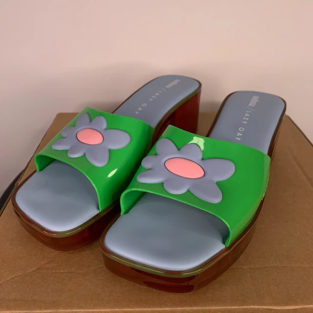MELISSA X LAZY OAF Shape Sandal SIZE UK-7/7.5 NEW ex-display £49.95 ...