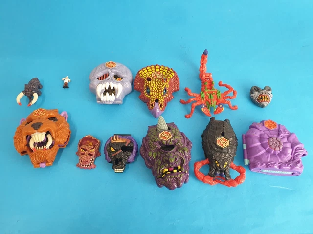 MIGHTY MAX VINTAGE Playsets LOT Skull Dungeon Ape King Dread Head 90s ...