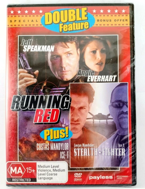 RUNNING RED + Stealth Fighter Double Feature DVD Region 4 All PAL New ...