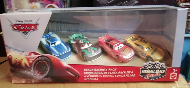 DISNEY PIXAR CARS 3 -Beach Racing 4 Pack - Fireball Beach Racers (New ...