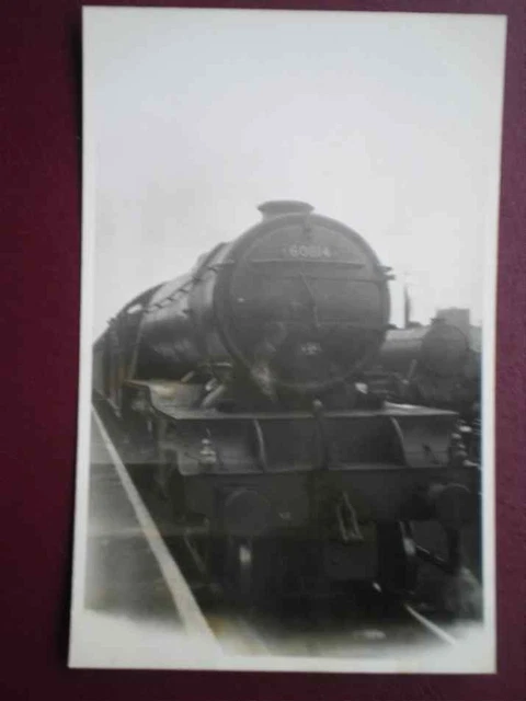 PHOTO LNER V2 Class Loco No 60814 £2.00 - PicClick UK
