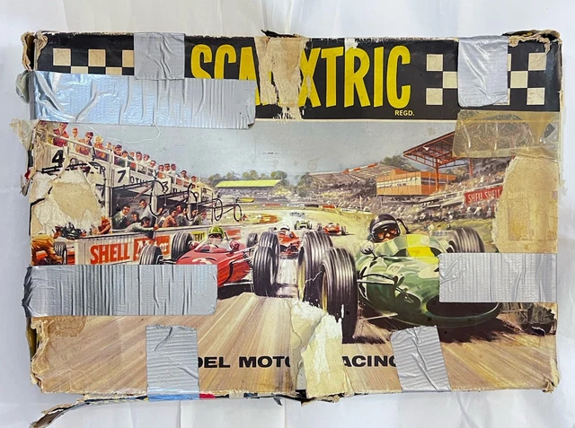 VINTAGE 1960S SCALEXTRIC SET 31 with BRM & Porsche F1 cars See Images £ ...