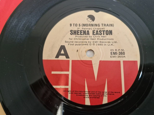 SHEENA EASTON &9 to 5 (Morning Train)" 1981 EMI Records Oz 7" 45rpm $4.95 - PicClick AU