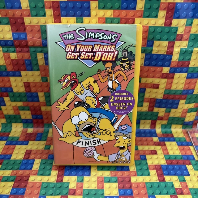 VINTAGE VHS TAPE The Simpsons On Your Marks Get Set Doh £3.52 - PicClick UK