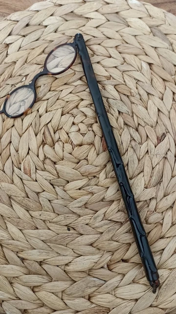 ANCIENNE BINOCLE...LORGNON....LUNETTES VINTAGE Face A Mains EUR 15,00 ...