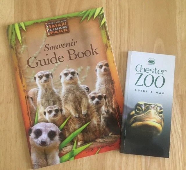 CHESTER ZOO + West Midland Safari Park Guide Books. £10.50 - PicClick UK