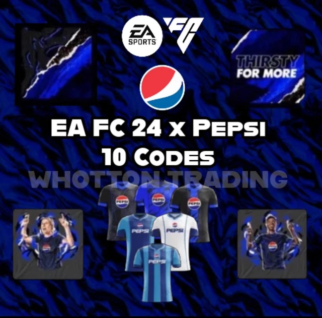 PEPSI MAX FIFA 24 / EA FC 24 PEPSI 1 codes Ultimate team 75+ noté EUR 2 ...