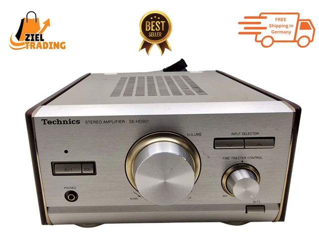 TECHNICS SE-HD501 STEREO-VERSTÄRKER mit Lautstärkeregler, Feinhochtöner ...