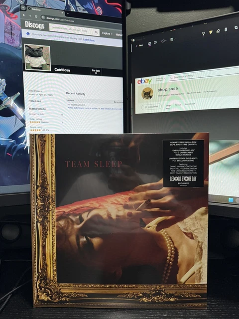 TEAM SLEEP 2 LP Limited Edition Gold Vinyl Remastered Exclusive Litho ...