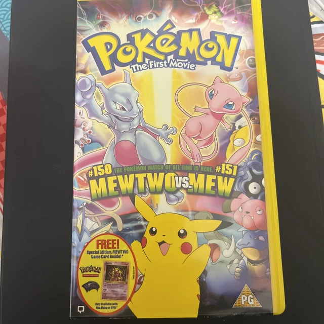 ORIGINAL POKÉMON THE First Movie Mewtwo Vs Mew Vhs Factory Sealed ...